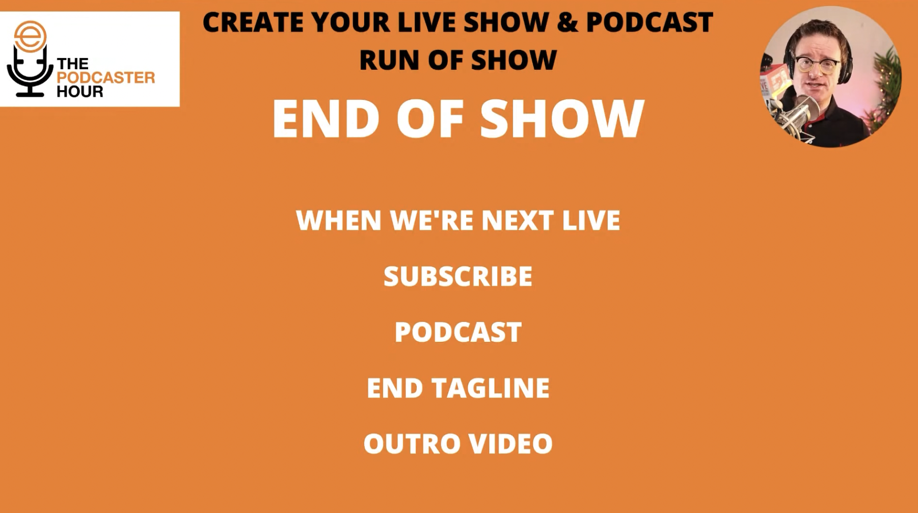 How to Create a Successful Run of Show for Your Podcast – Ecamm Network ...