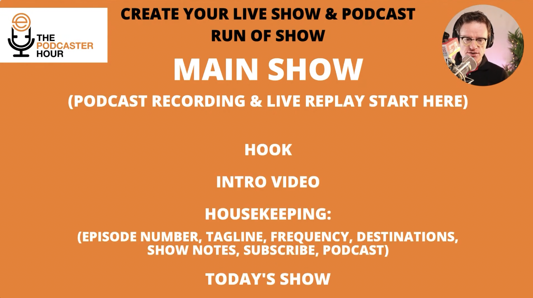 How to Create a Successful Run of Show for Your Podcast – Ecamm Network ...