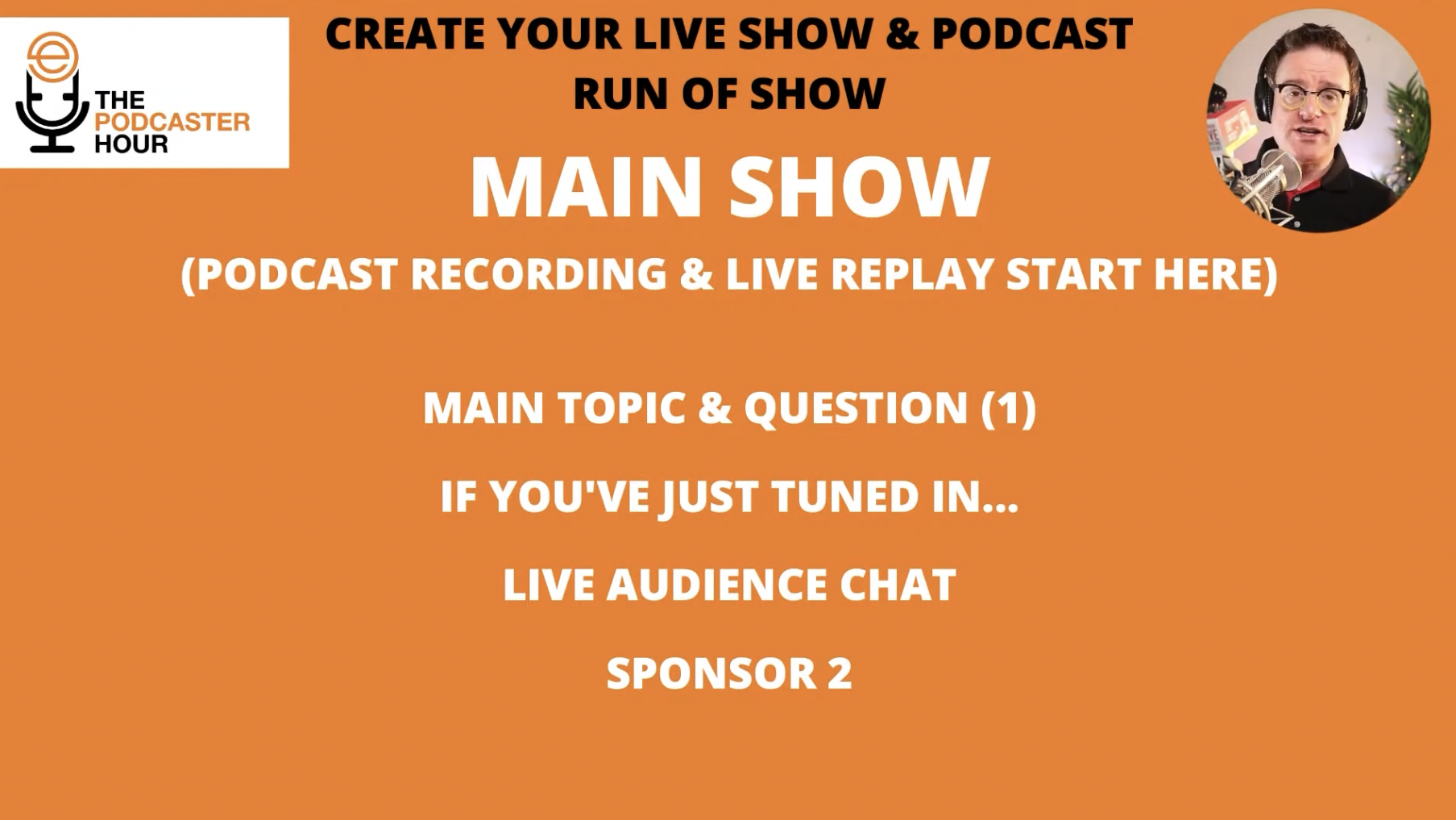How to Create a Successful Run of Show for Your Podcast – Ecamm Network ...