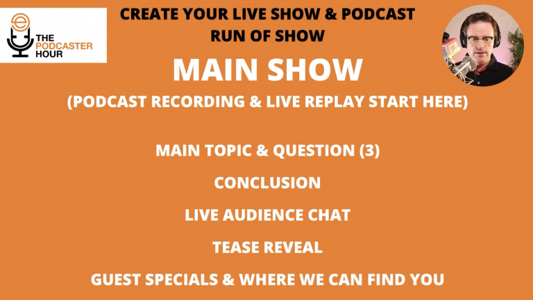 How to Create a Successful Run of Show for Your Podcast – Ecamm Network ...