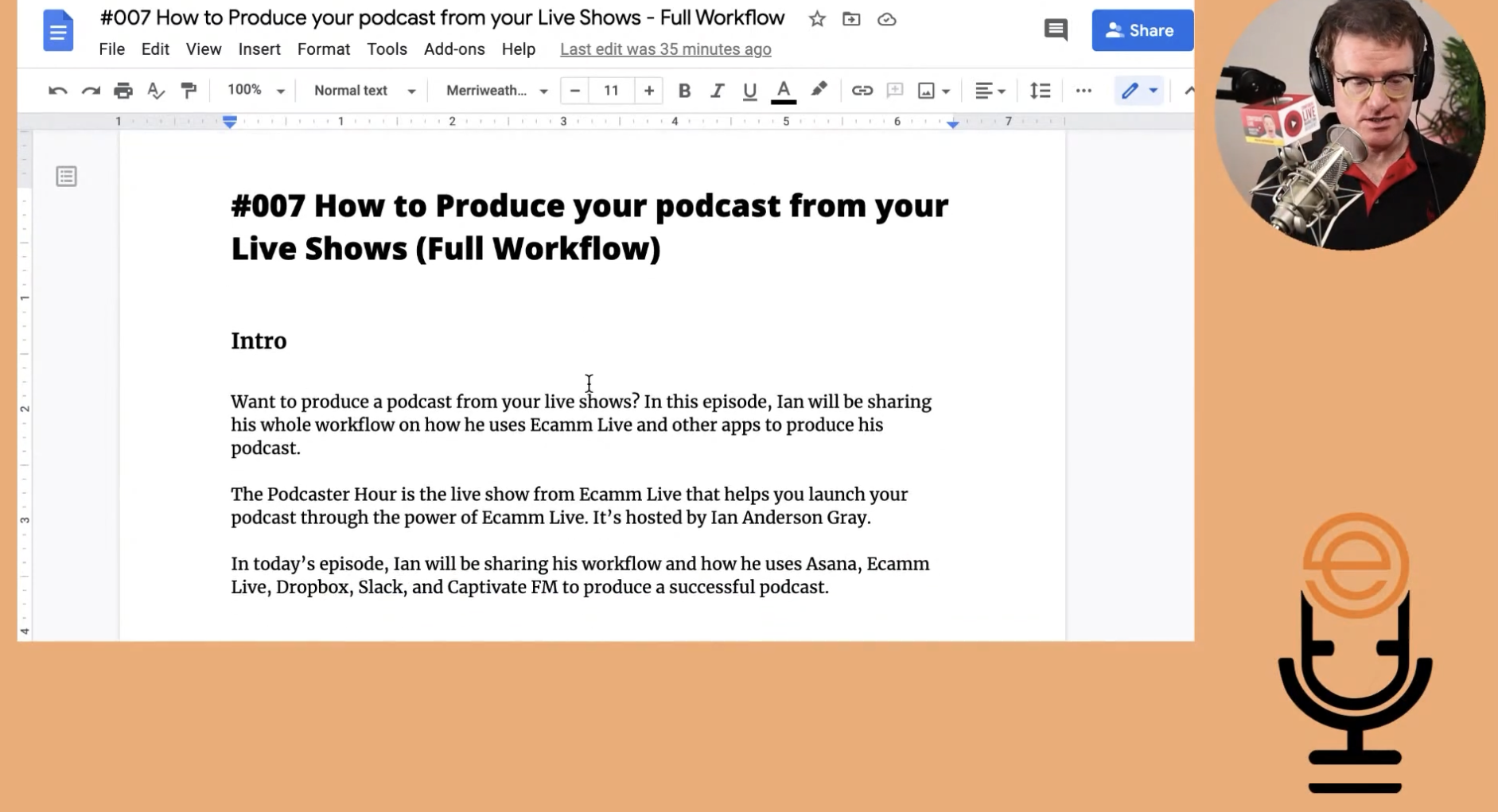 How to Produce Your Podcast From Your Live Shows (Full Workflow ...