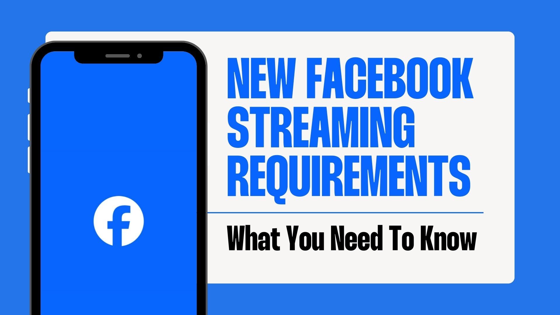 New Facebook Live Streaming Requirements (2024) – Ecamm Network Blog